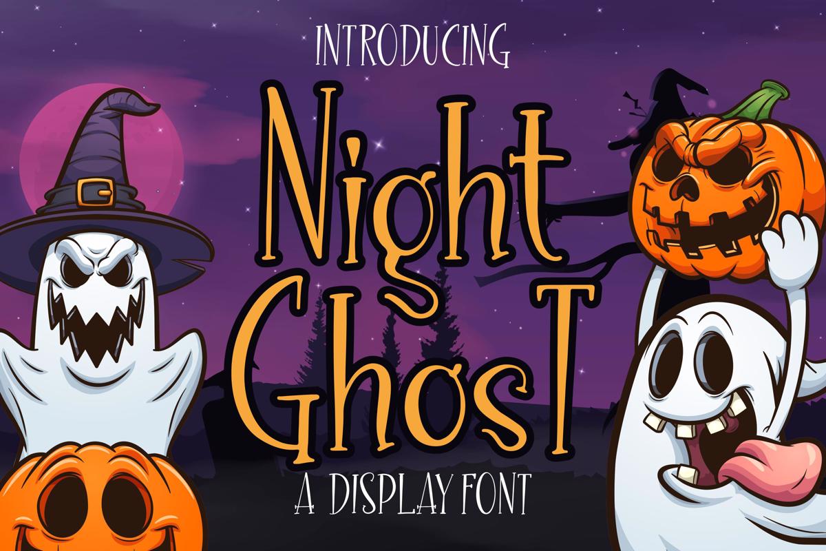 Night Ghost Font | Afika Studio | FontSpace