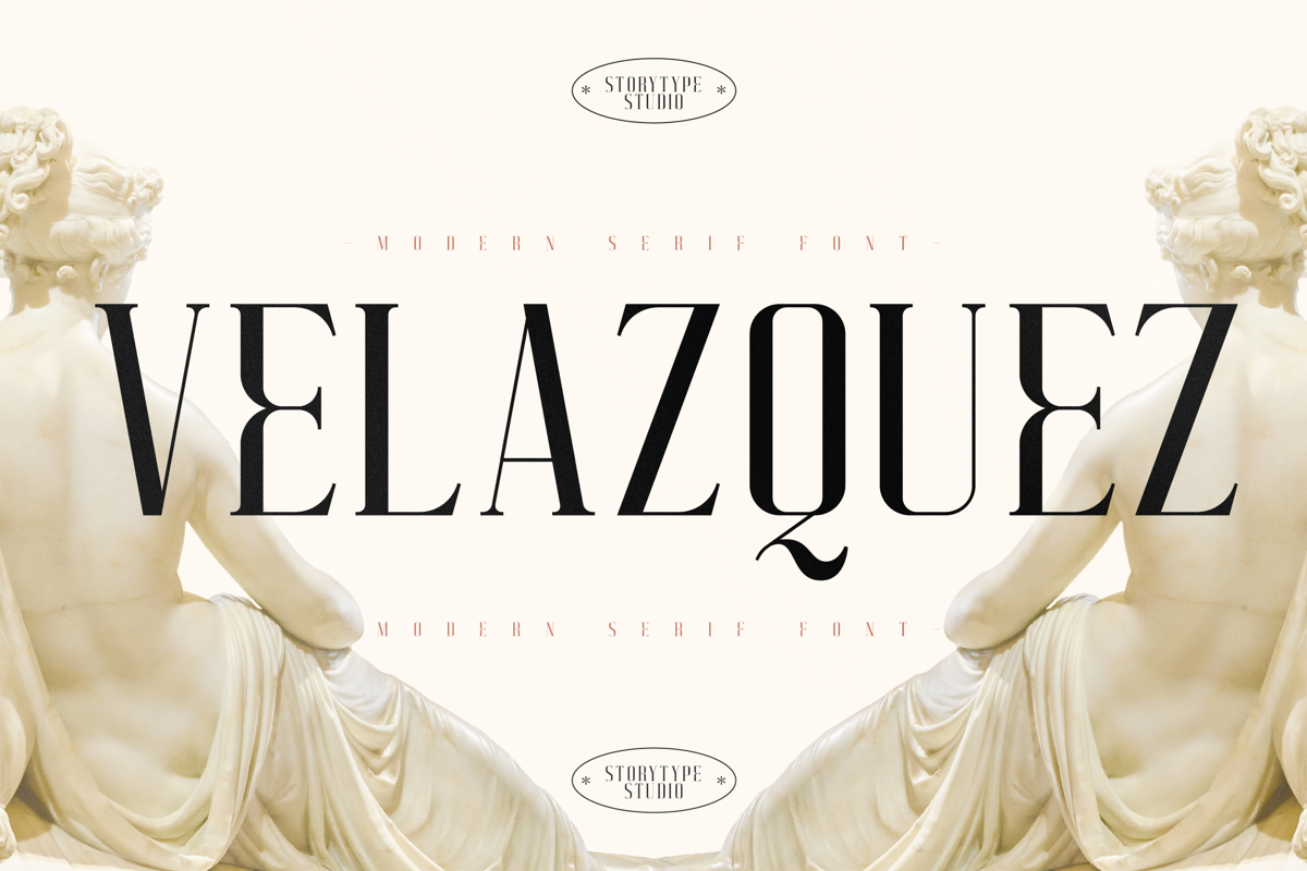 VELAZQUEZ Font | Storytype Studio | FontSpace