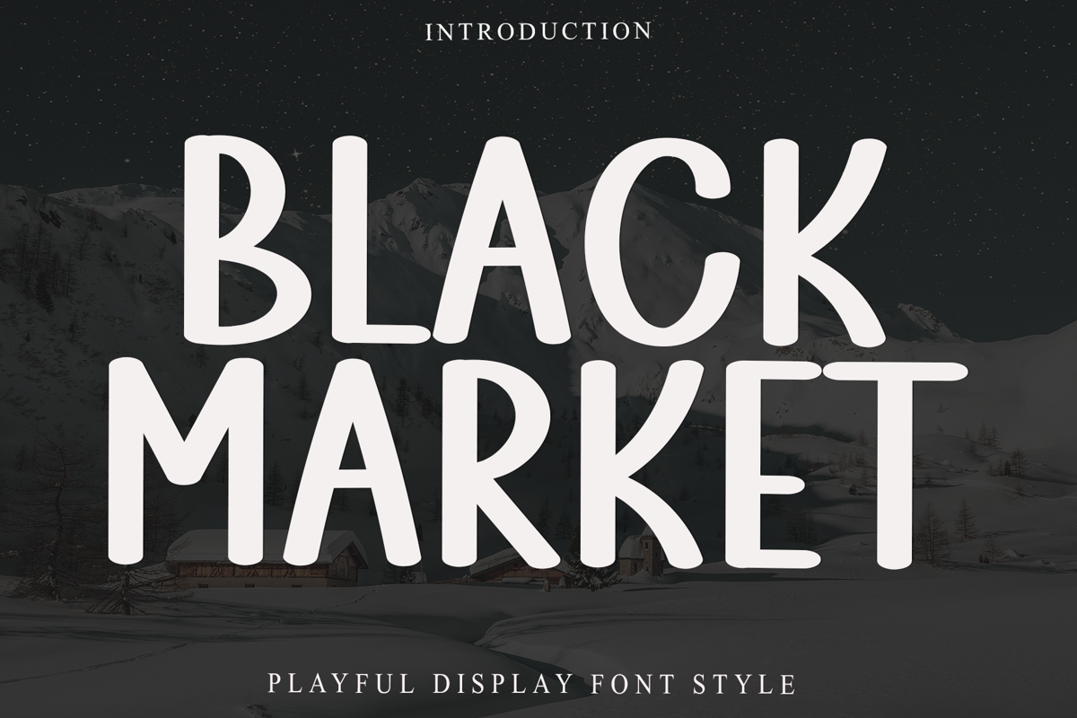 Black Market Font - Free Download