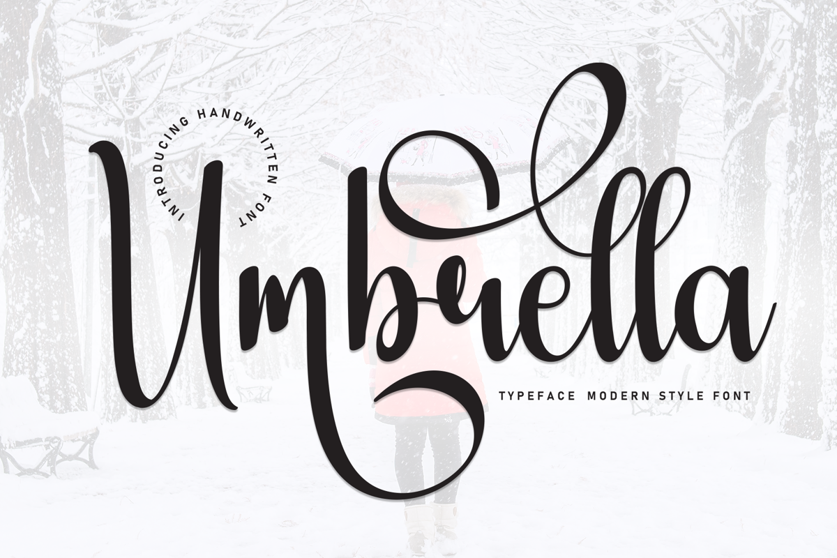 Umbrella Font - Free Download