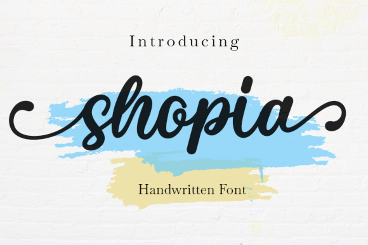 Shopia Font - Free Download