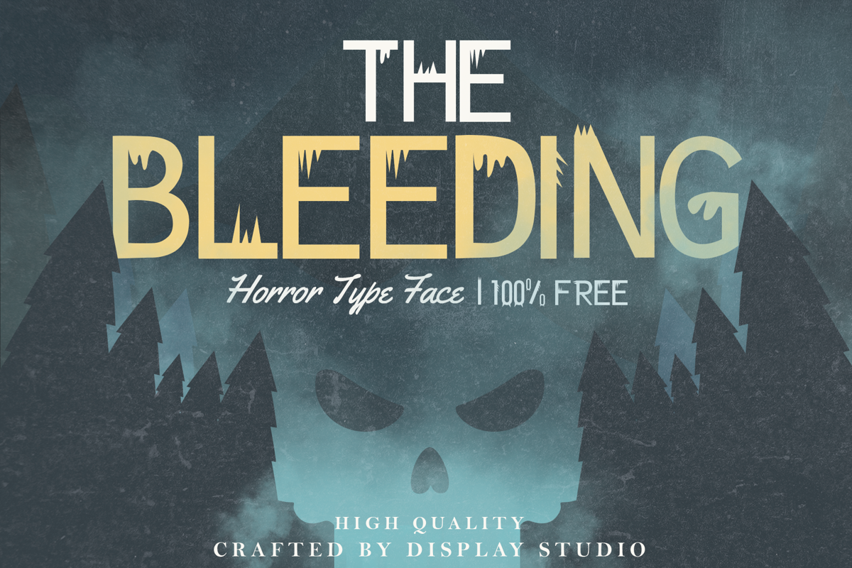 The Bleeding Font | DisplayStudio_ | FontSpace