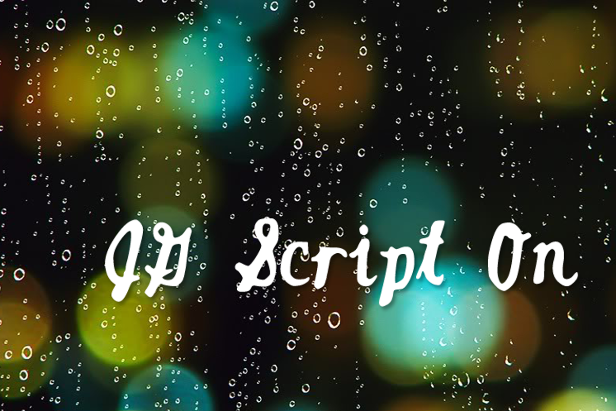 JGScriptOn Font | Julia Guinto | FontSpace