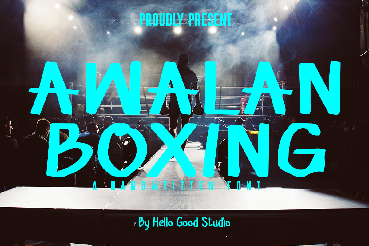 Awalan Boxing Font | Studio Hello Good | FontSpace