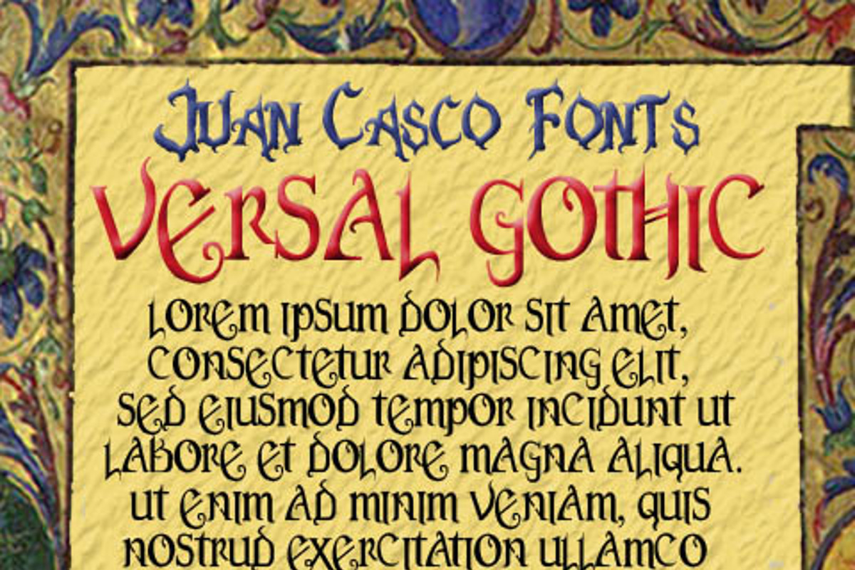 Versal Font | Juan Casco | FontSpace