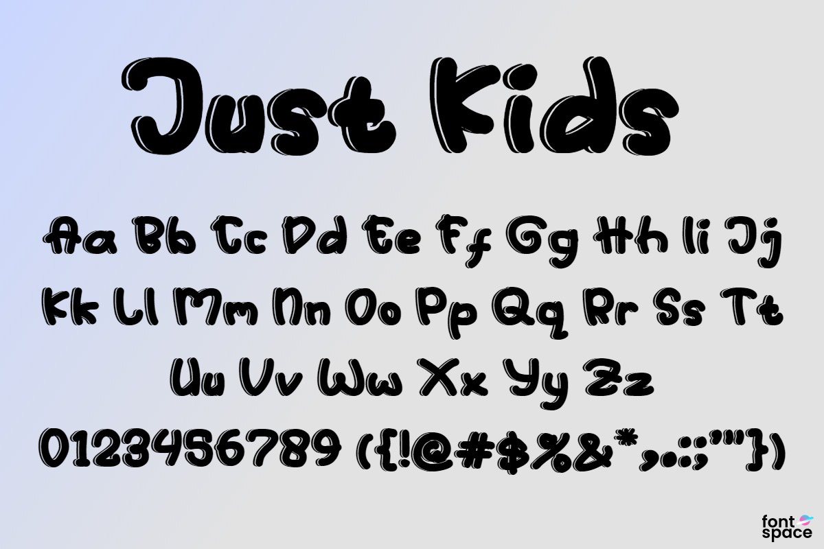 Just Kids Font - Free Download