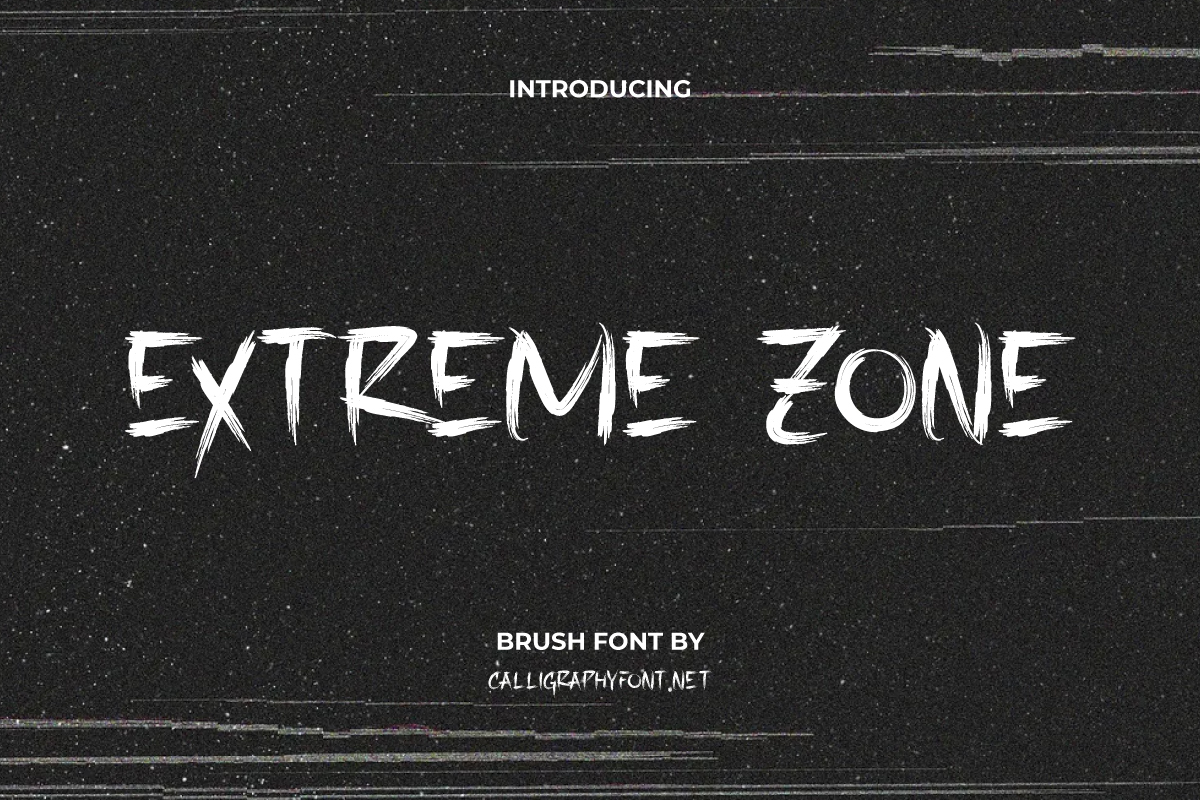 Extreme Zone Font | CalligraphyFonts.net | FontSpace
