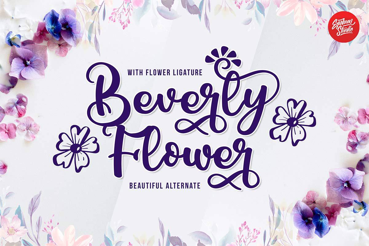 Beverly Flower Font - Free Download