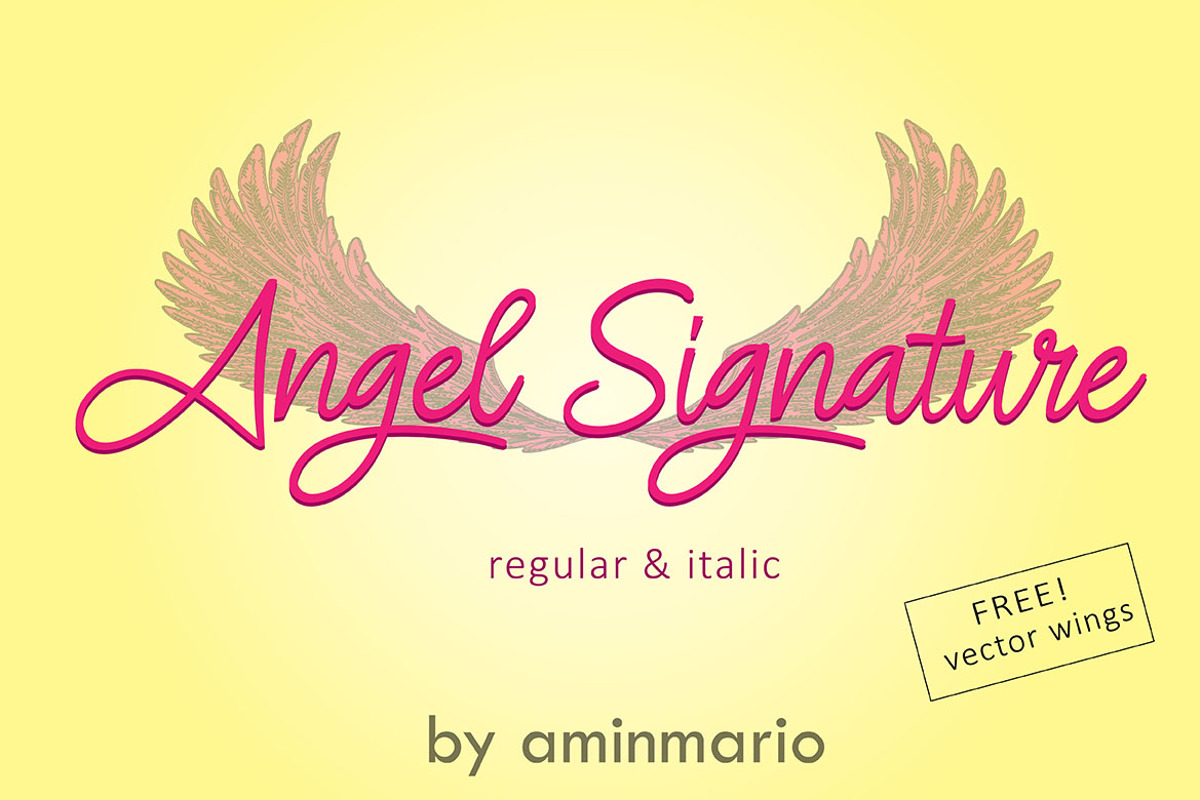 Angel Signature Font | aminmario | FontSpace