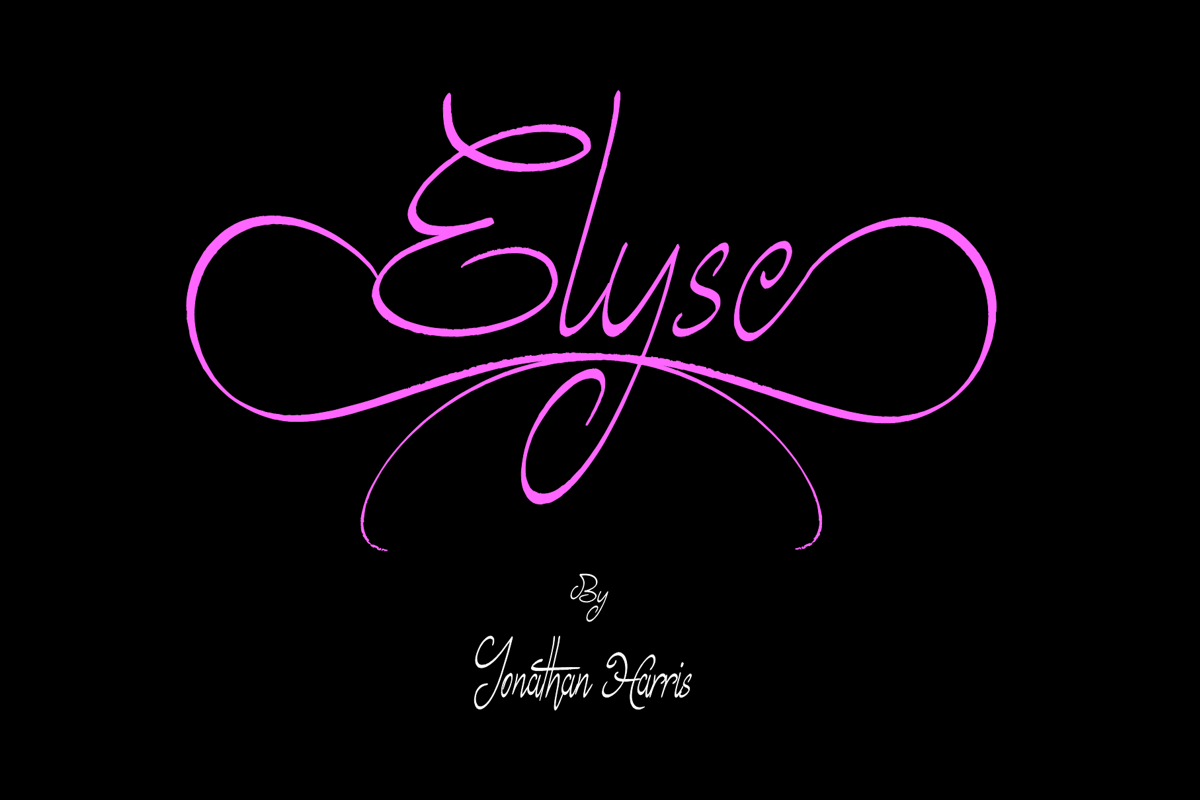 Elyse Font | Jonathan S. Harris | FontSpace