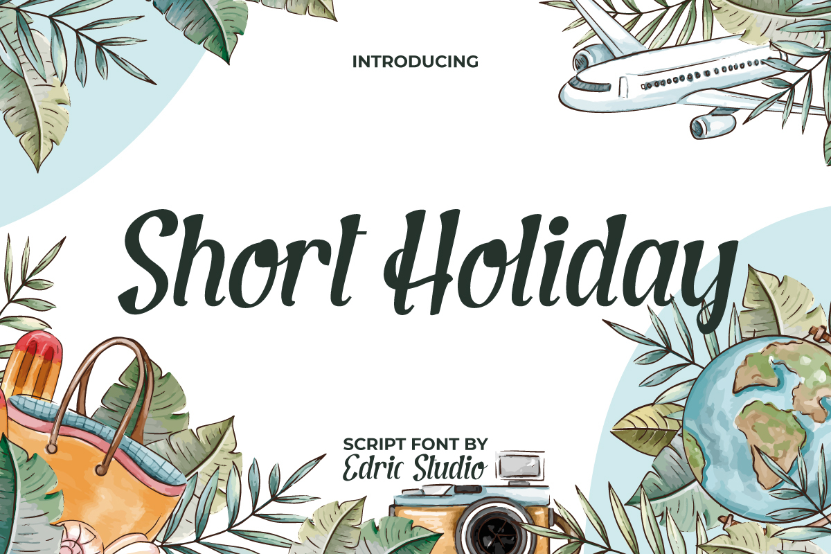 Short Holiday Font | Edric Studio | FontSpace