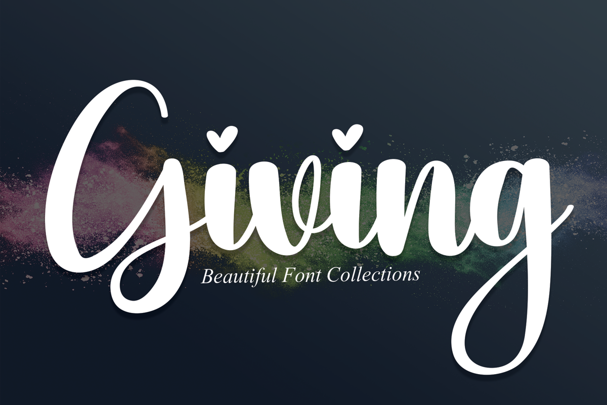 Giving Font - Free Download