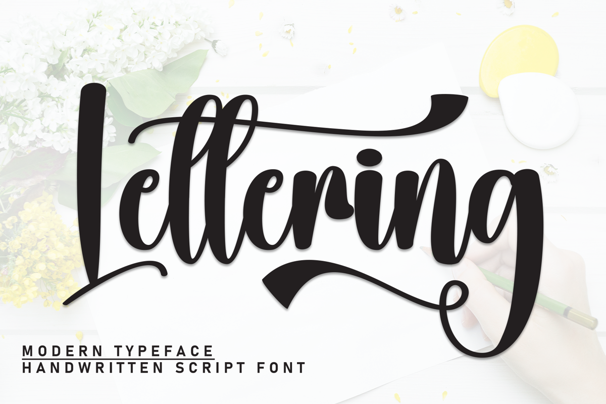 Lettering Font - Free Download