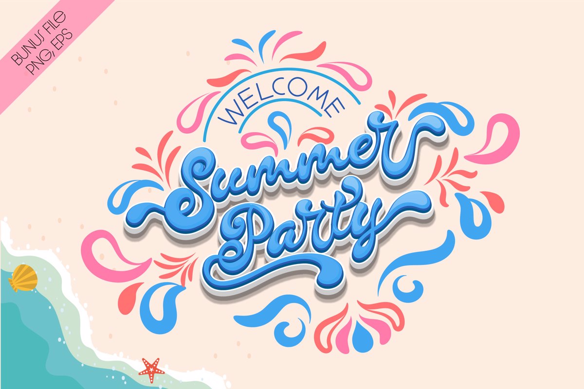 Summer Party Font | Nobu Collections | FontSpace