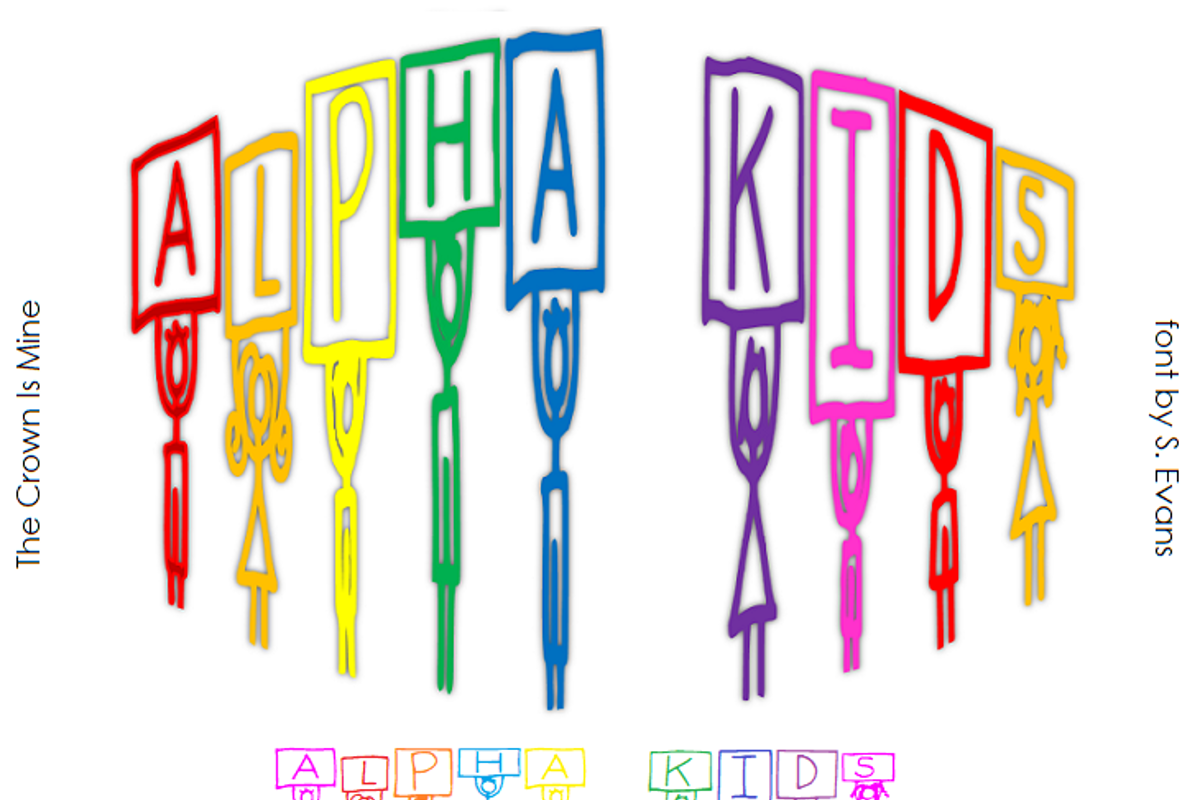 Alpha Kids Font - Free Download