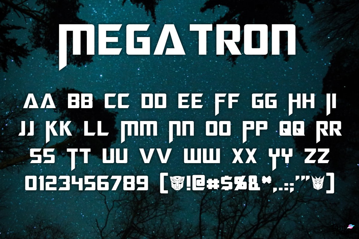 Megatron Font - Free Download