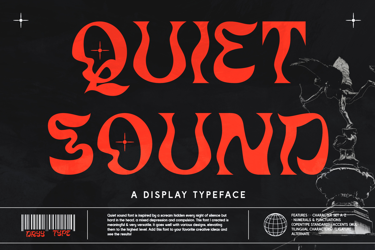 Quiet Sound Font | Dryy.type | FontSpace