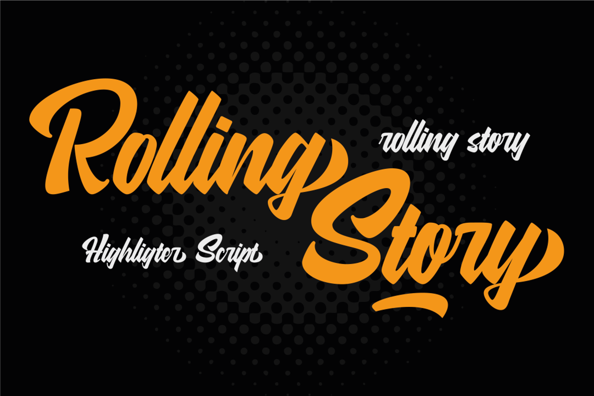 Rolling Story Font - Free Download
