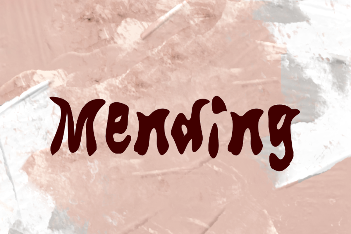 M Mending Font | wepfont | FontSpace