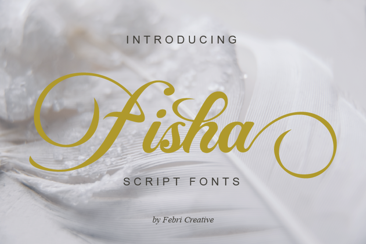 Fisha Script Font | Febri_Creative | FontSpace