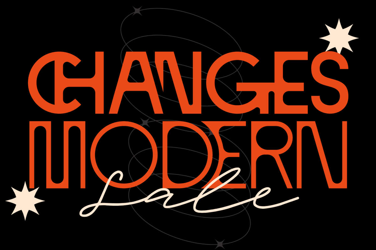 CHANGES MODERN Font | 177Studio | FontSpace