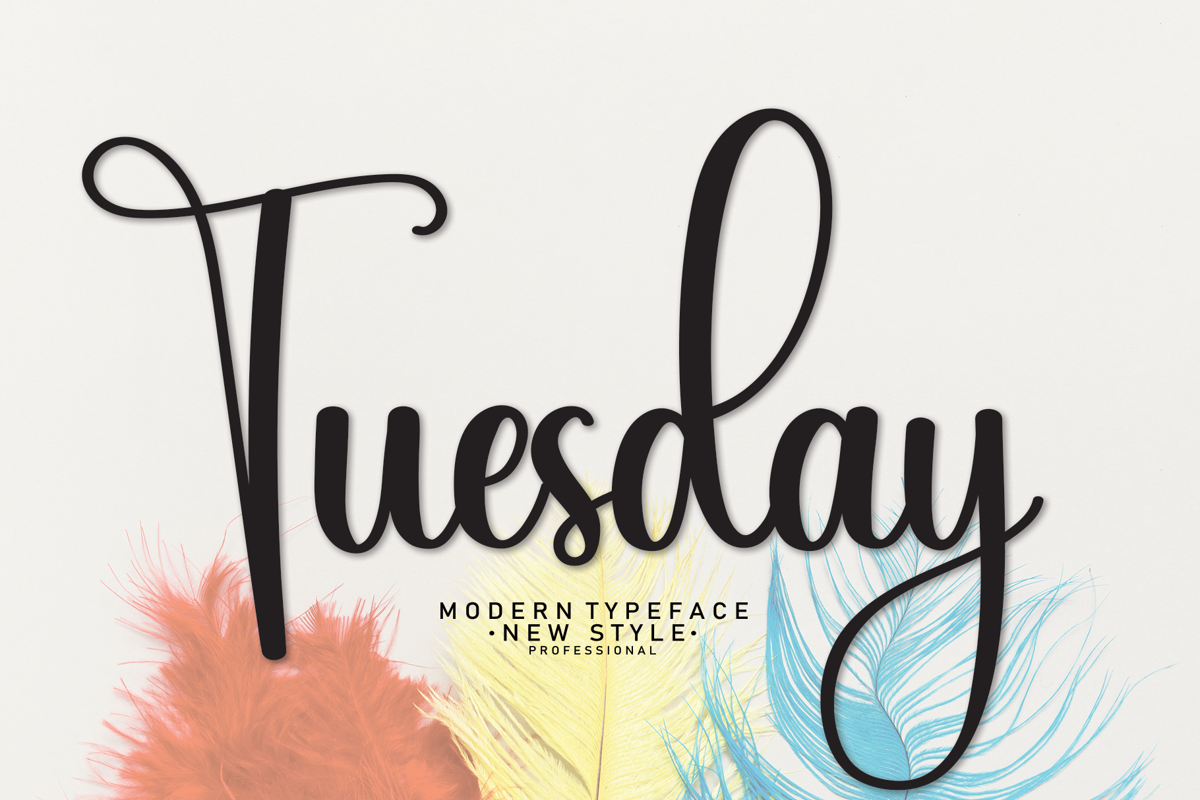 Tuesday Font | scratchones_creative | FontSpace
