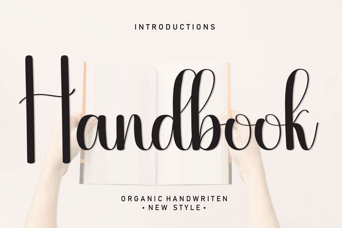 Handbook Font | scratchones_creative | FontSpace