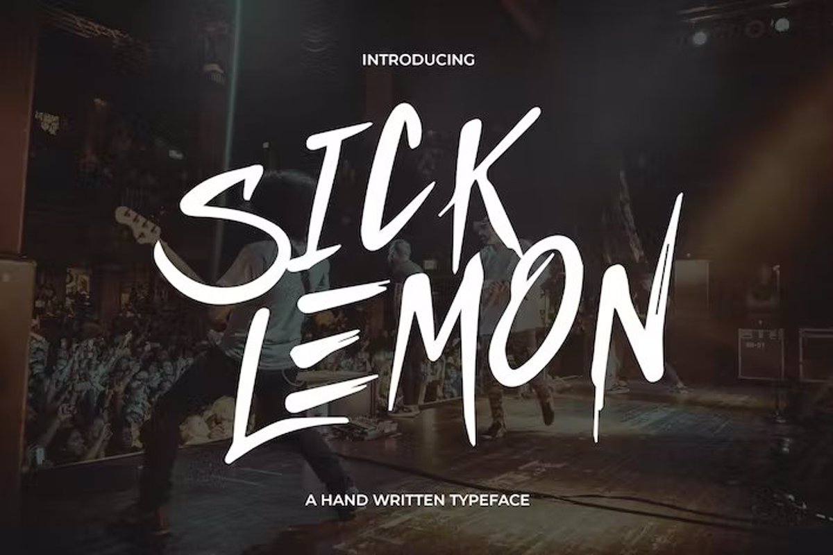 Sick Lemon Font | slidehack | FontSpace
