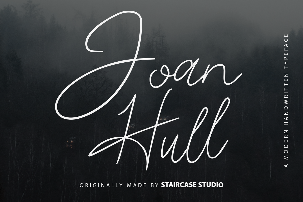Joan Hull Font | Staircase Studio | FontSpace