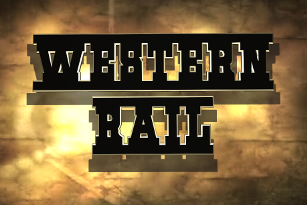 Western Rail Font | Iconian Fonts | FontSpace