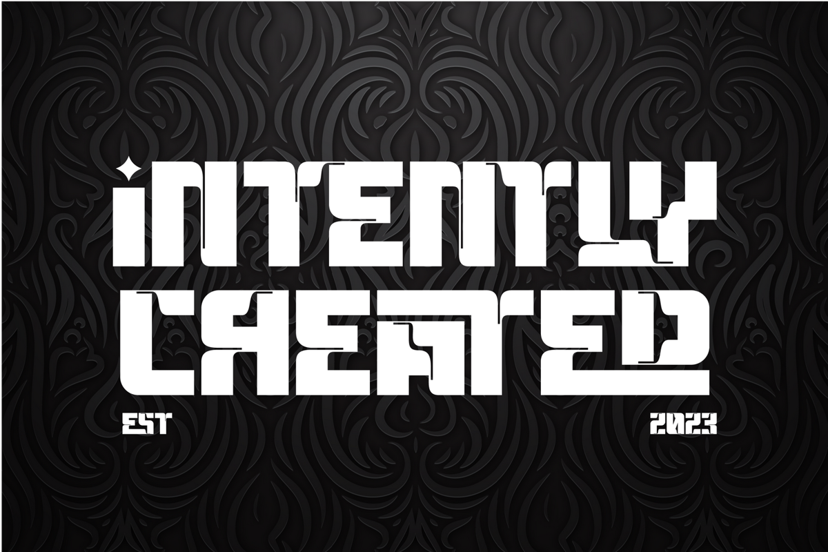 Intently Created Font | 177Studio | FontSpace