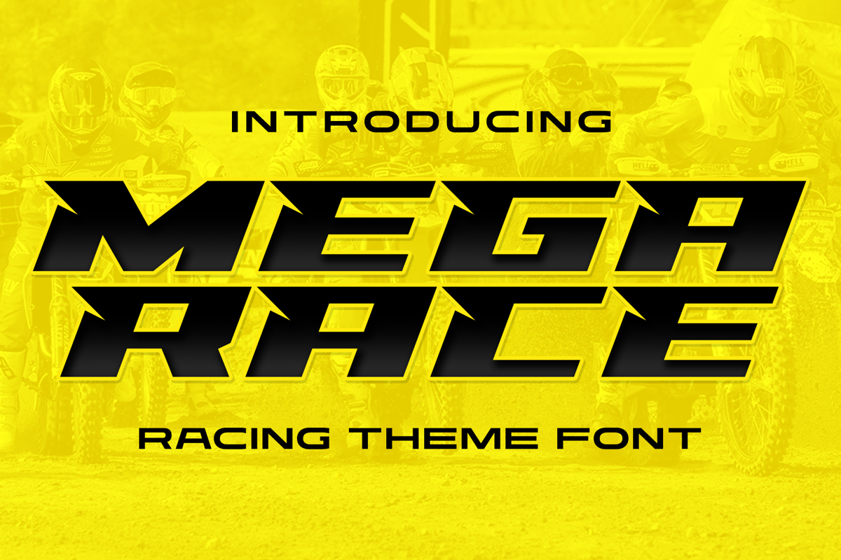 Racing Mega Race Font | Multype Studio | FontSpace