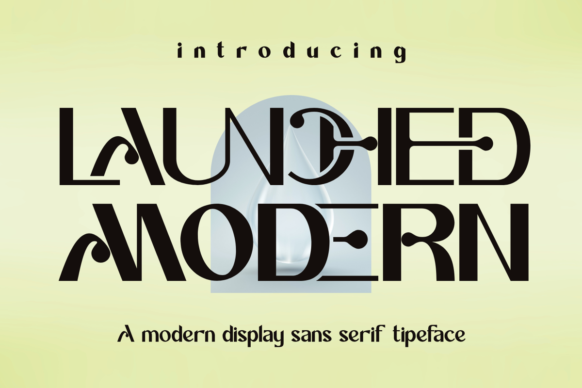 LAUNCHED MODERN Font - Free Download