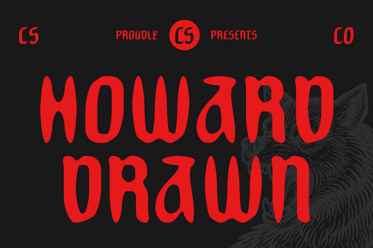 CS Howard Drawn Font | craftsupplyco | FontSpace