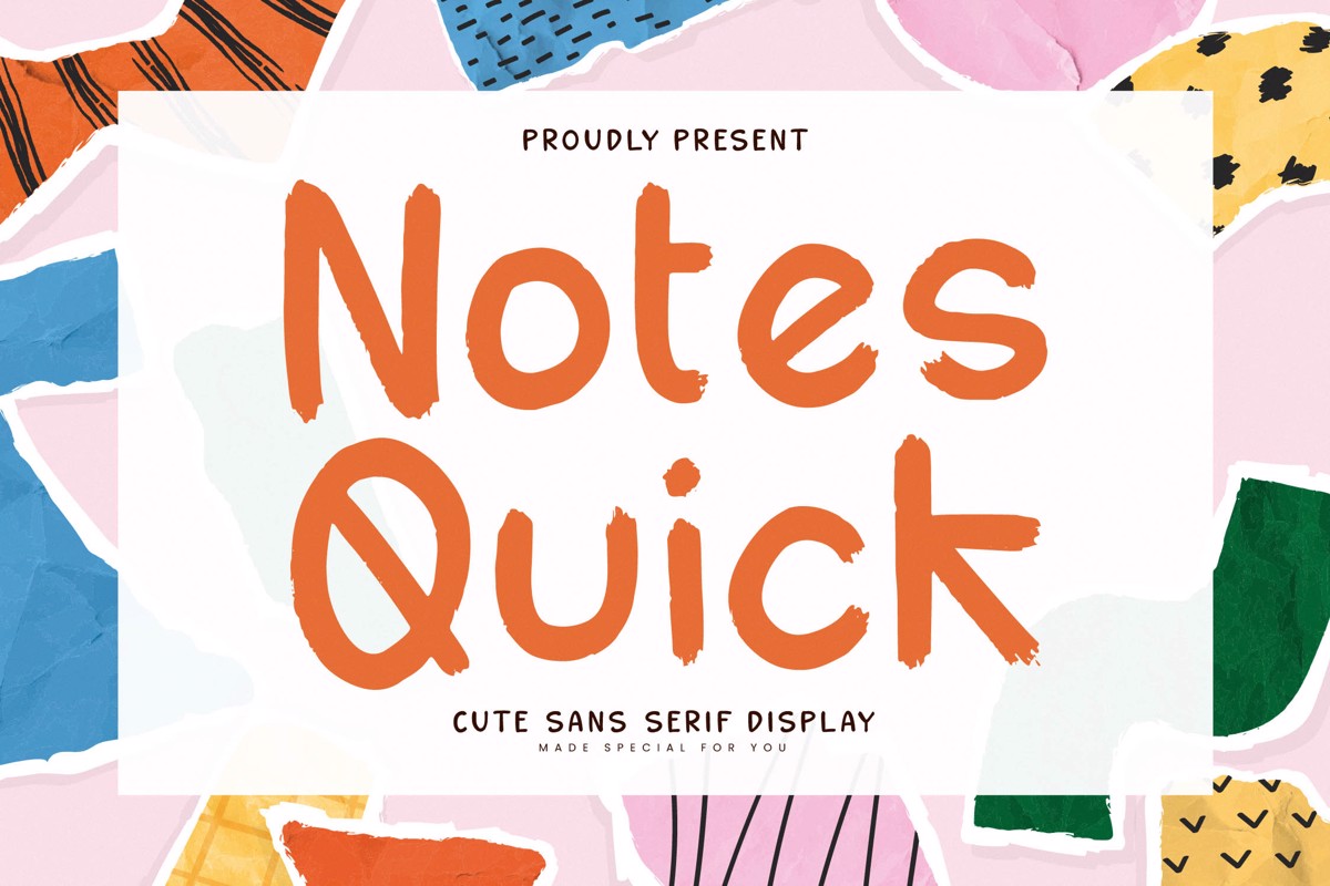 Notes Quick Font | Integritype Studio | FontSpace