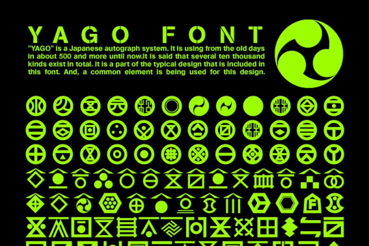 YAGO Font | Flop Design | FontSpace