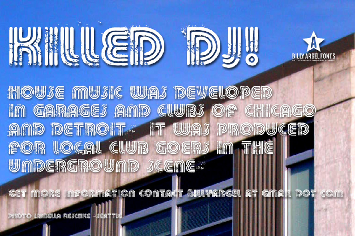 KILLED DJ Font - Free Download