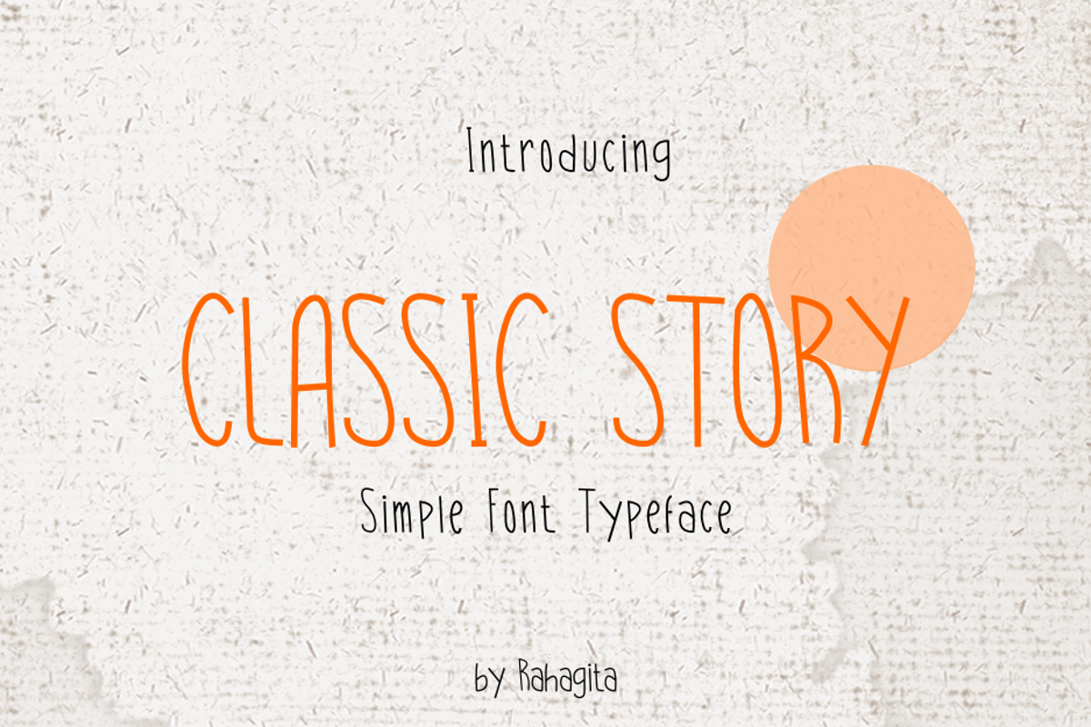 Classic Story Font | Rahagita Studio | FontSpace