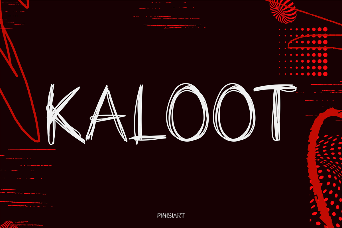 KALOOT Font | Pinisiart | FontSpace
