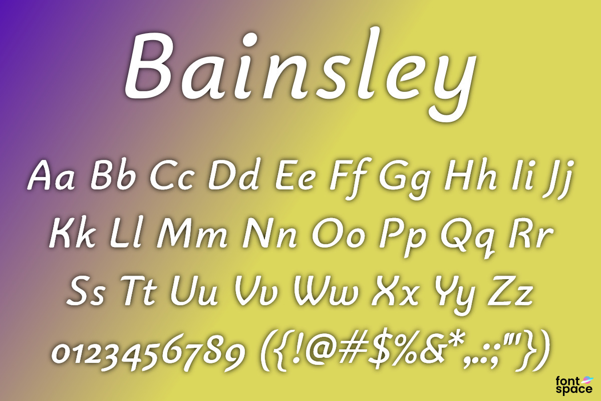 Bainsley Font - Free Download