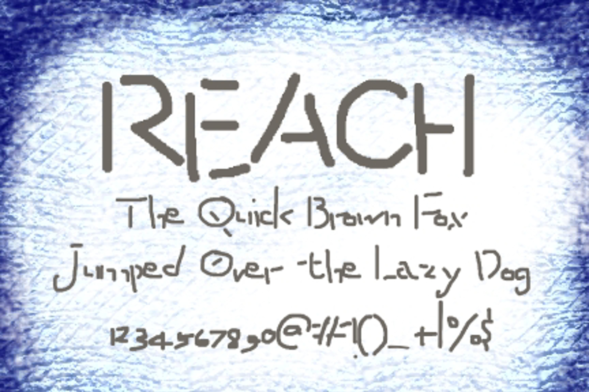 Reach Font - Free Download