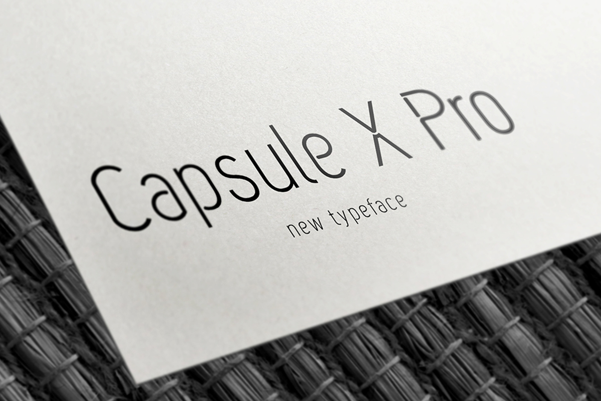 Capsule X Pro Medium Font - Free Download
