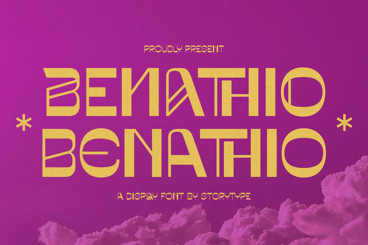 BENATHIO Font | Storytype Studio | FontSpace