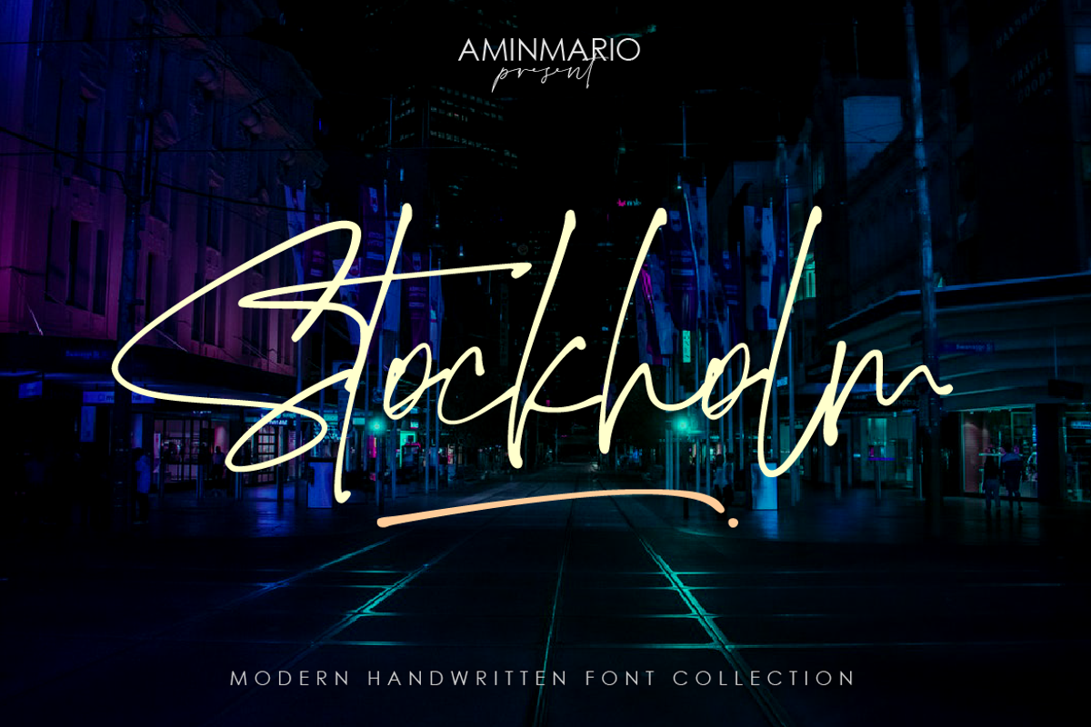 Stockholm Font | aminmario | FontSpace