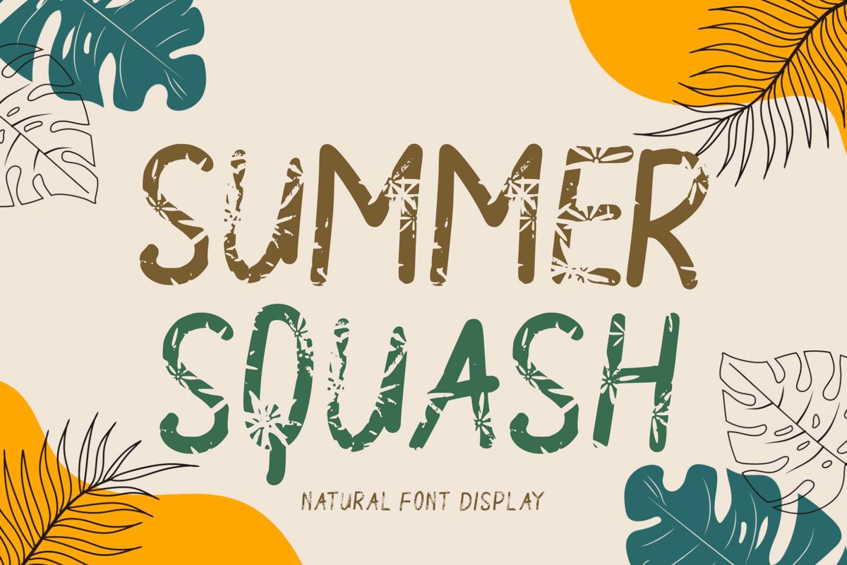 Summer Squash Font - Free Download