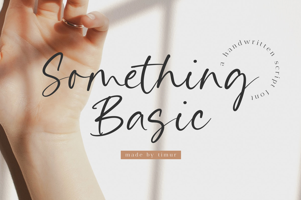 Something Basic Font - Free Download