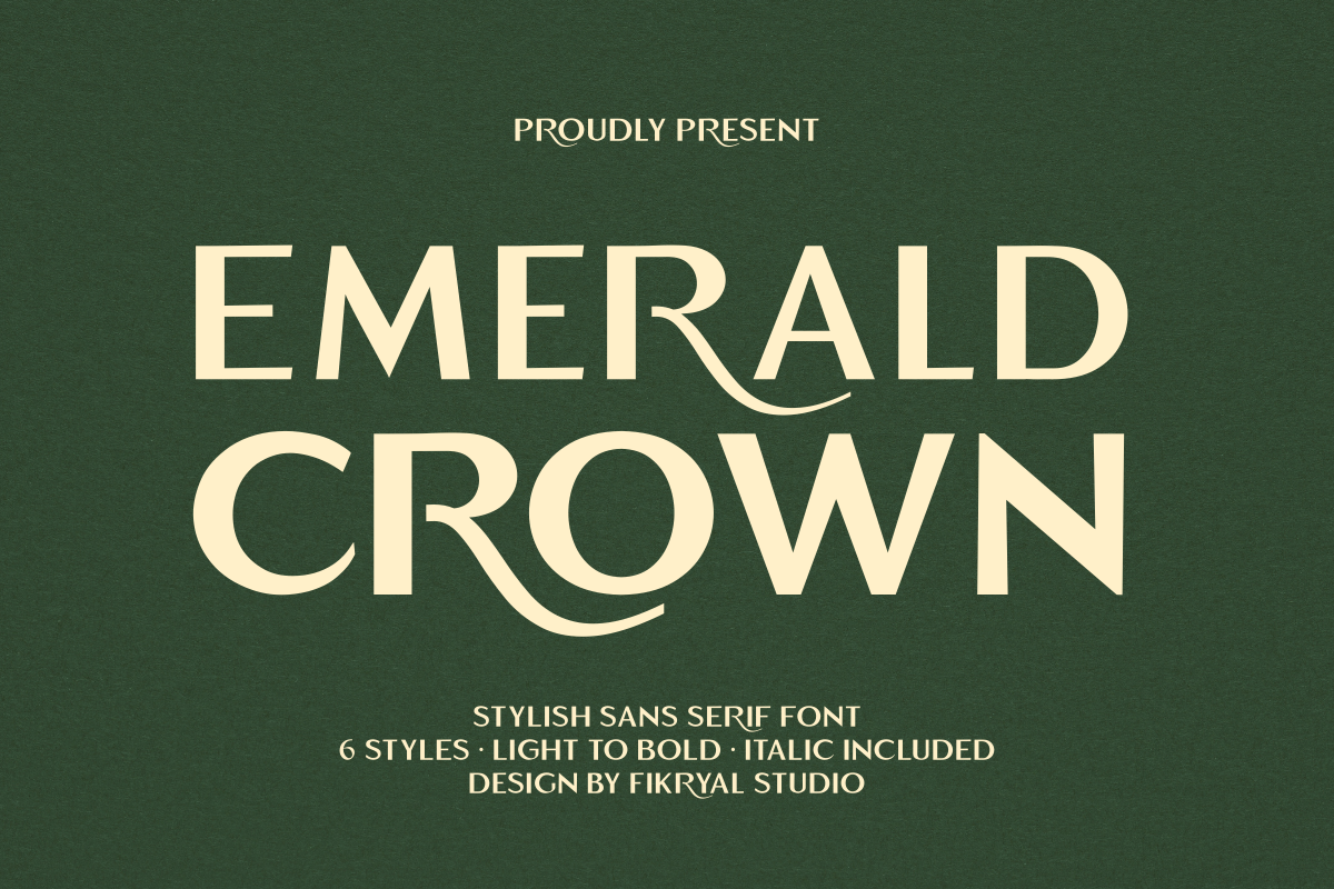Emerald Crown Font - Free Download