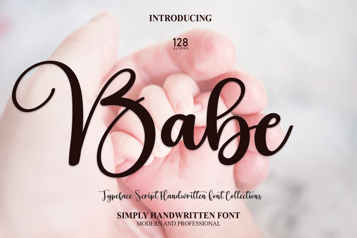 Babe Font Scratchonescreative Fontspace