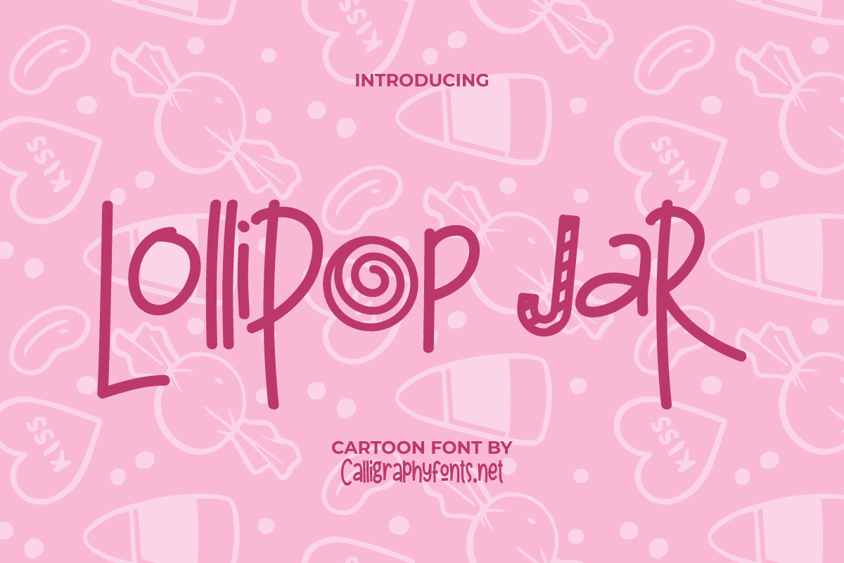 Lollipop Jar Font | CalligraphyFonts.net | FontSpace