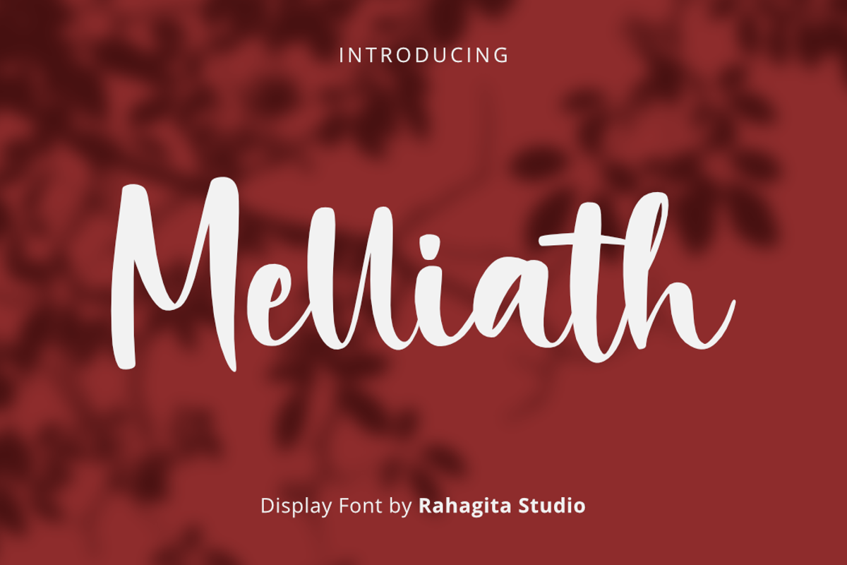Melliath Font | Rahagita Studio | FontSpace